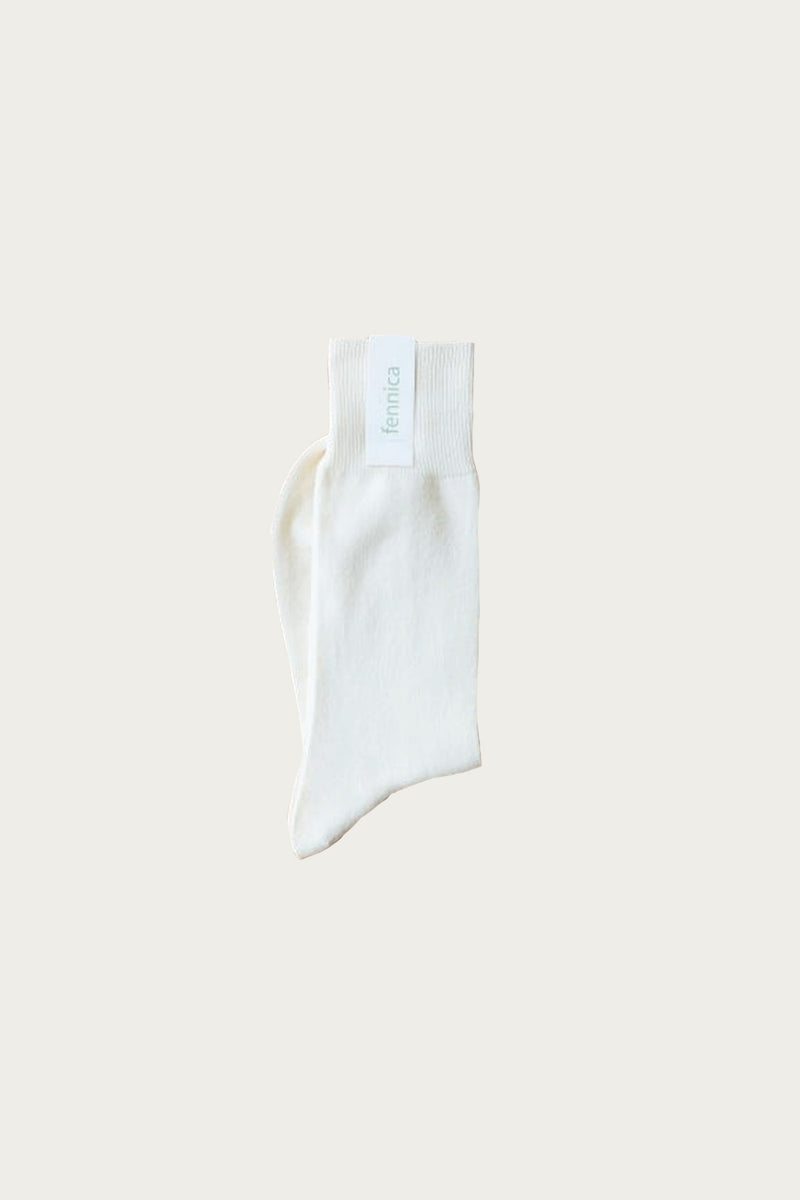 Beams Japan fennica Paper Mix Socks | Off White | Canoe Club