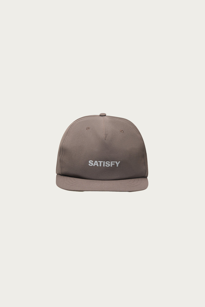 Satisfy Running PeaceShell 5 Panel Pinch Cap | Brown | Canoe Club
