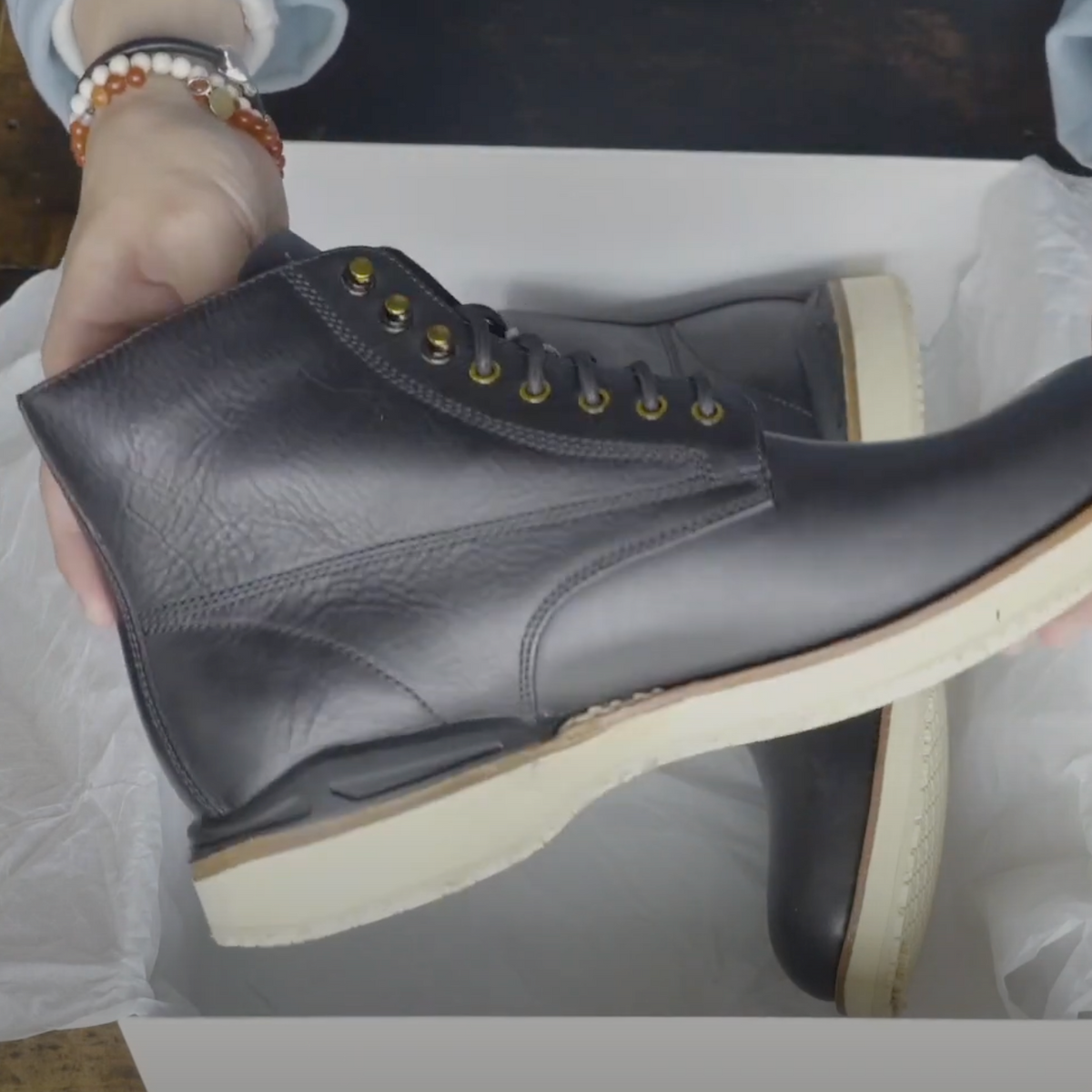 Unboxing the Visvim Virgil Boots in Black | Canoe Club