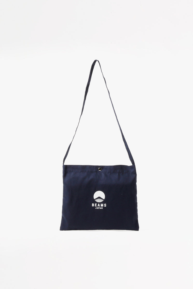 Beams Home Shoulder Bag | Navy/White | Canoe Club