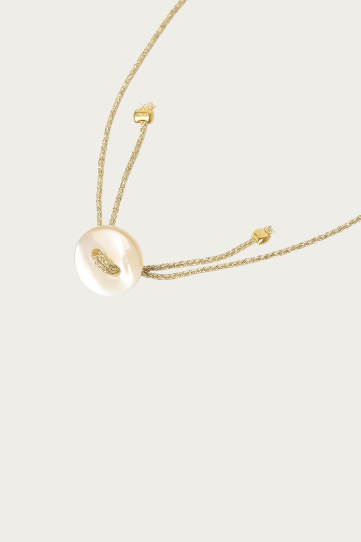 Jinbo Pearls x Beams Japan Button Bracelet | Gold | Canoe Club