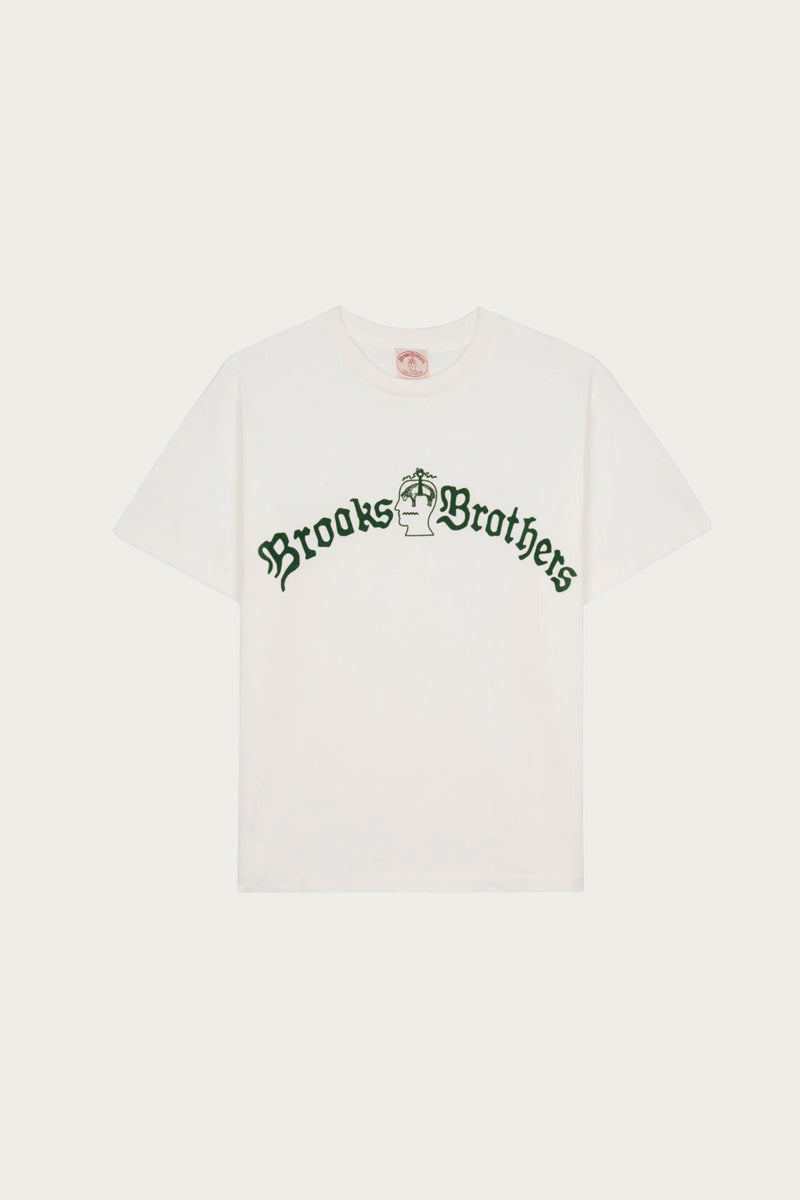 Brain Dead x Brooks Brothers California Logo Tubular Tee | White ...