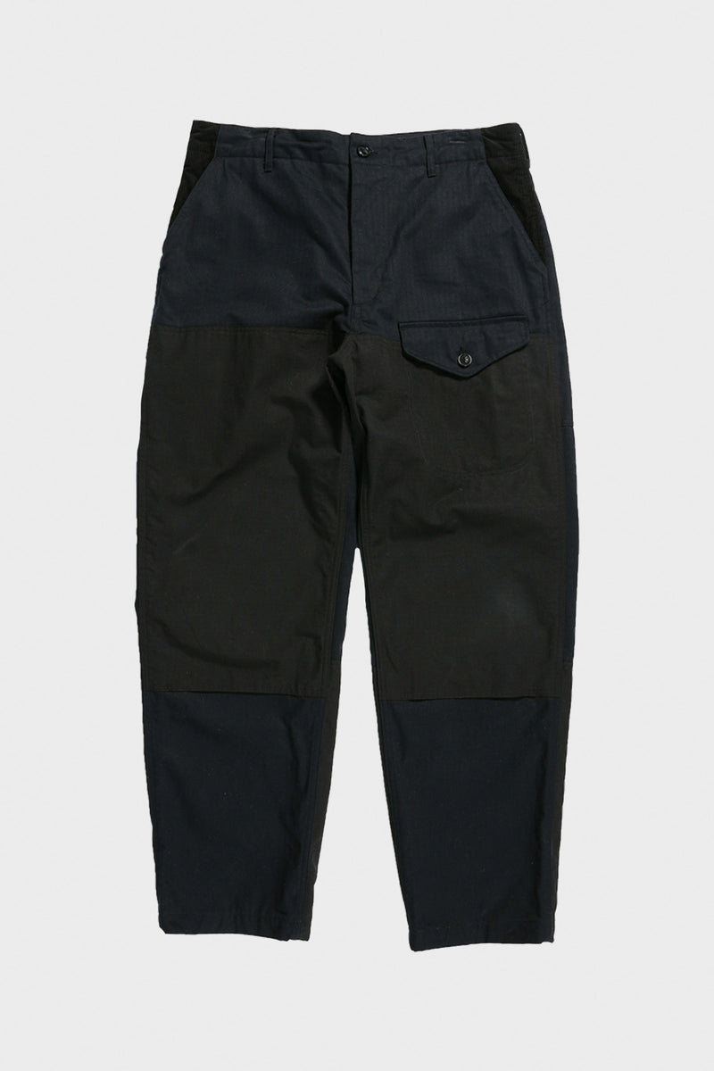 Engineered Garments Field Pant | Black Cotton Herringbone Twill | Canoe ...