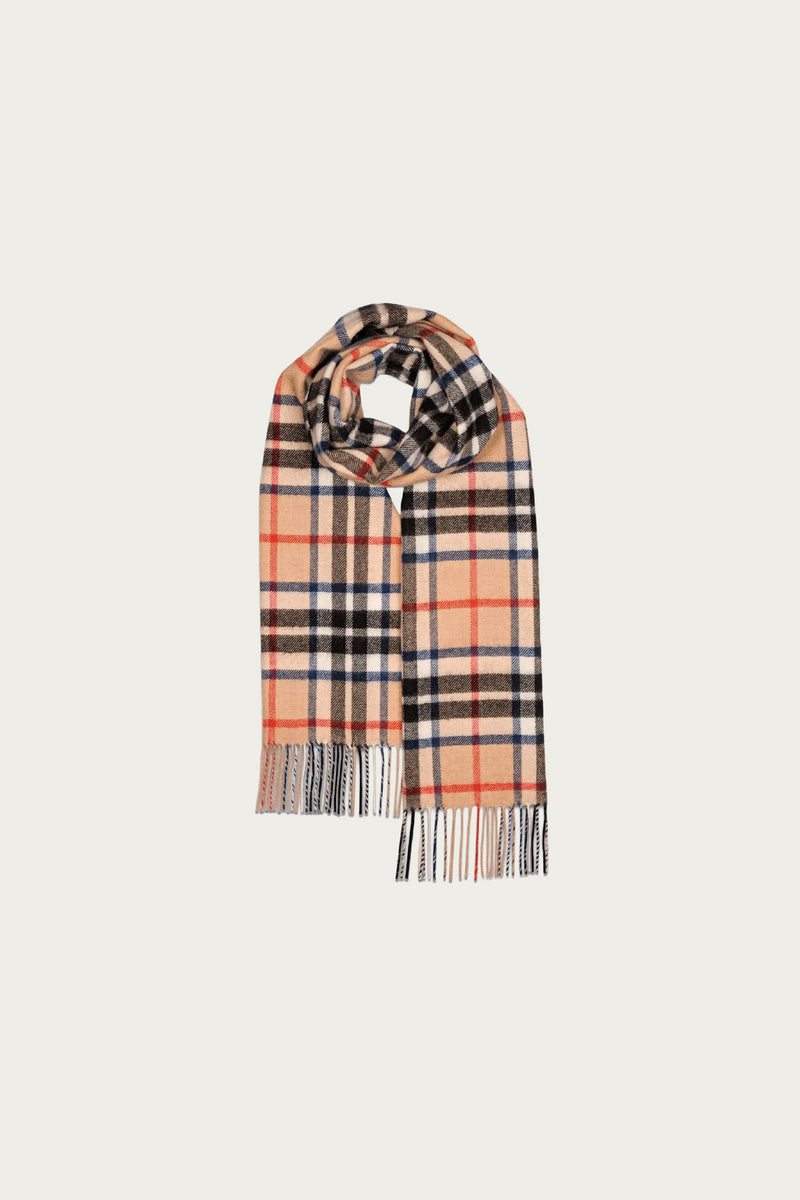 Gloverall Oversized Lambswool Scarf | Thomson Camel | Canoe Club