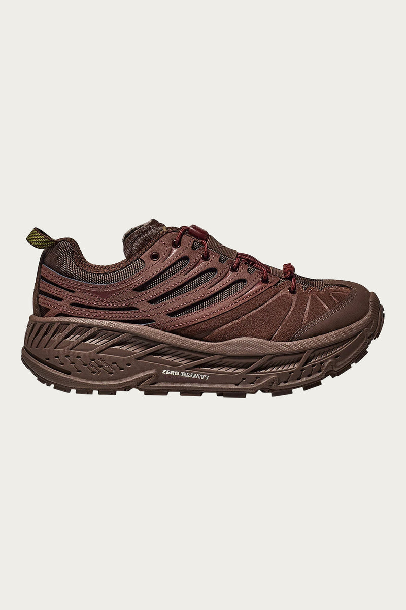 HOKA U Stinson EVO OG TP | Cold Brew/Varsity Burgundy | Canoe Club