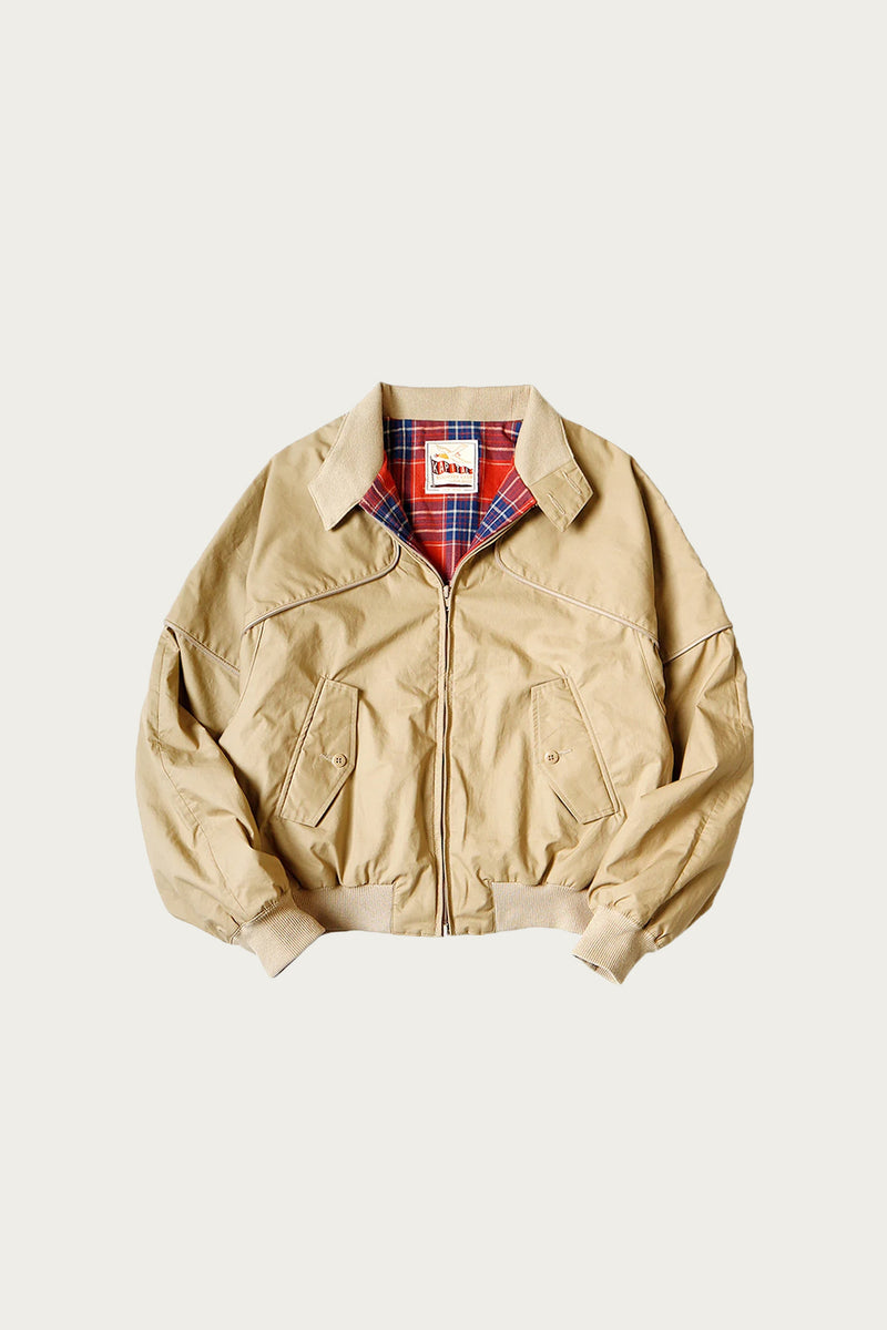 Kapital Dry Twill SHAM BOMBER Golf JKT | Beige | Canoe Club