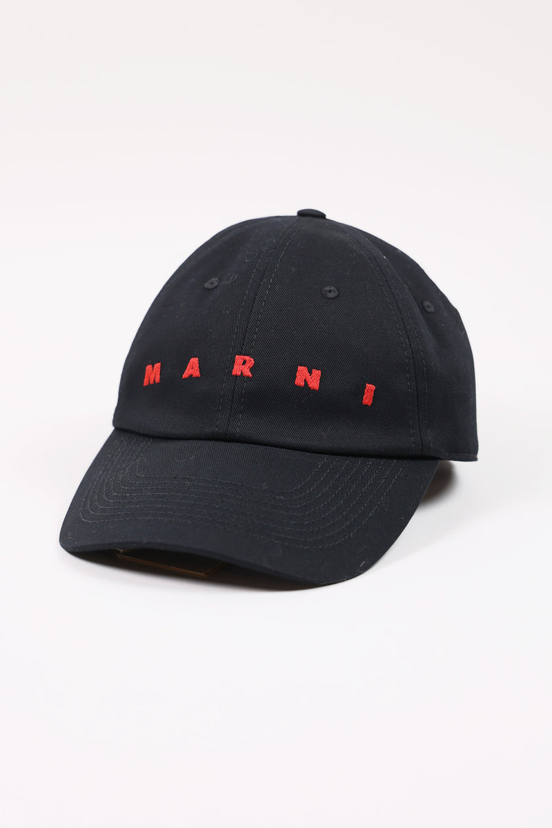 Marni Logo Cap | Black | Canoe Club