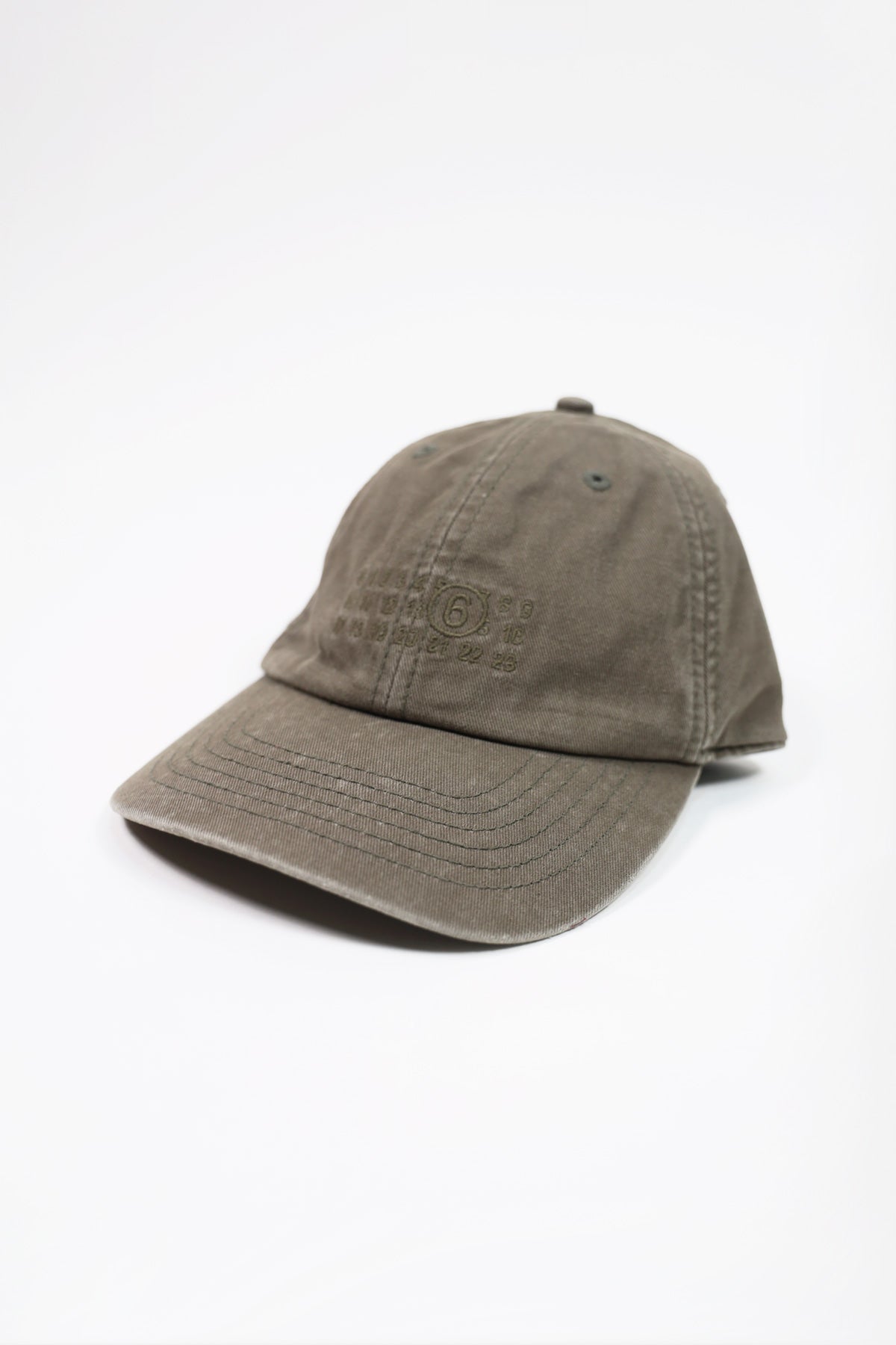MM6 Maison Margiela Numbers Hat | Greige | Canoe Club