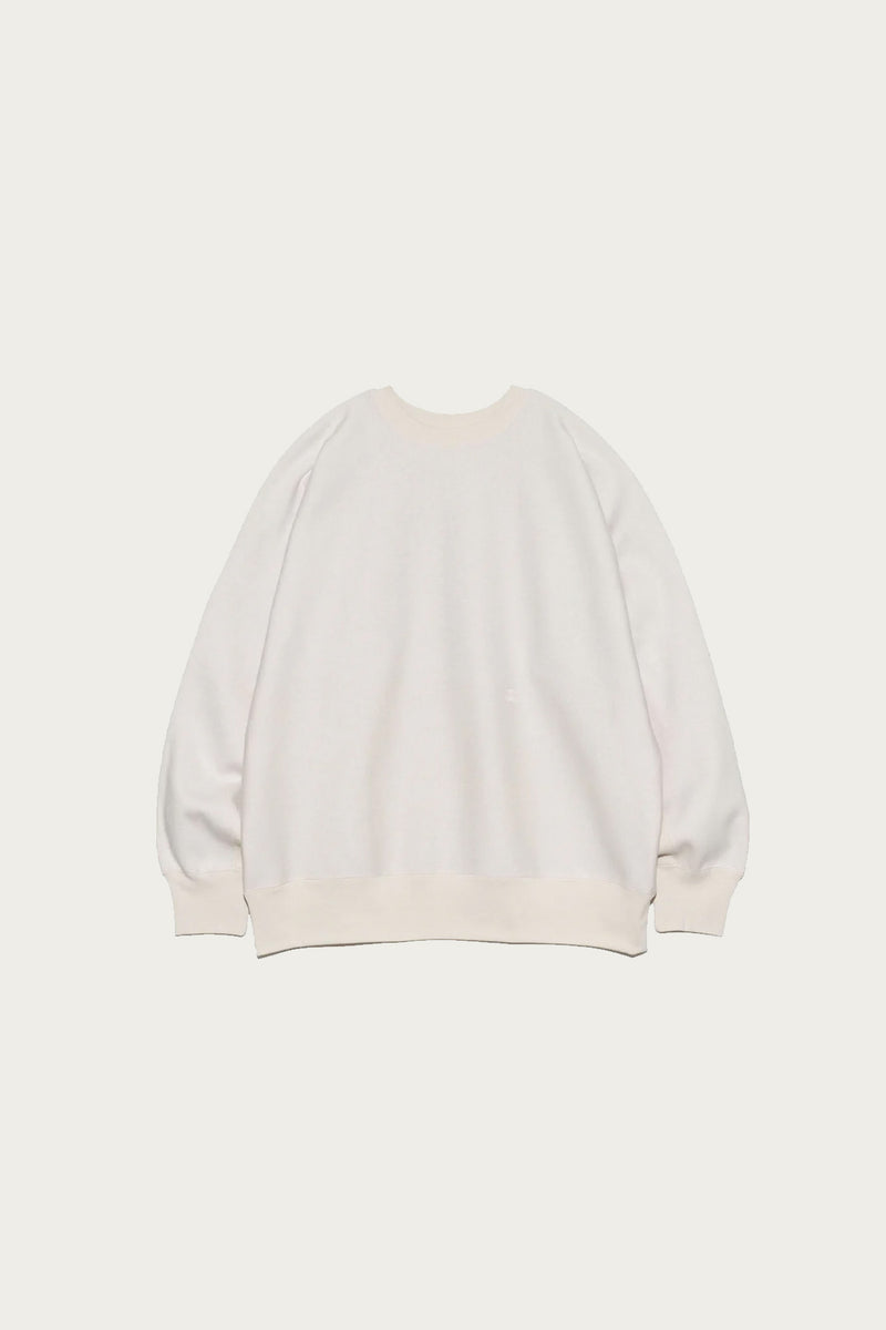 Nanamica Crew Neck Sweat | Ivory | Canoe Club
