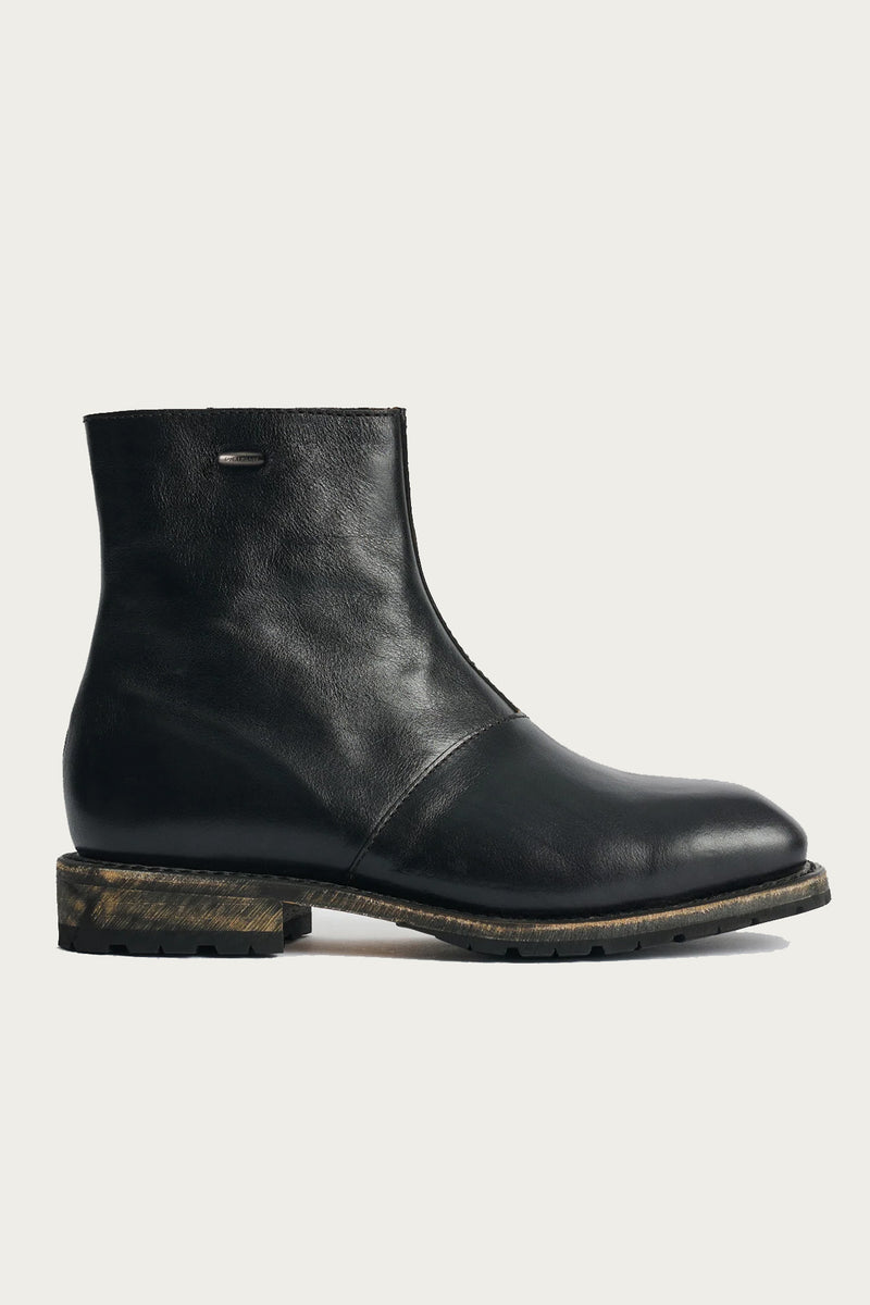 Our Legacy Engine Boot | Deep Black Leather | Canoe Club