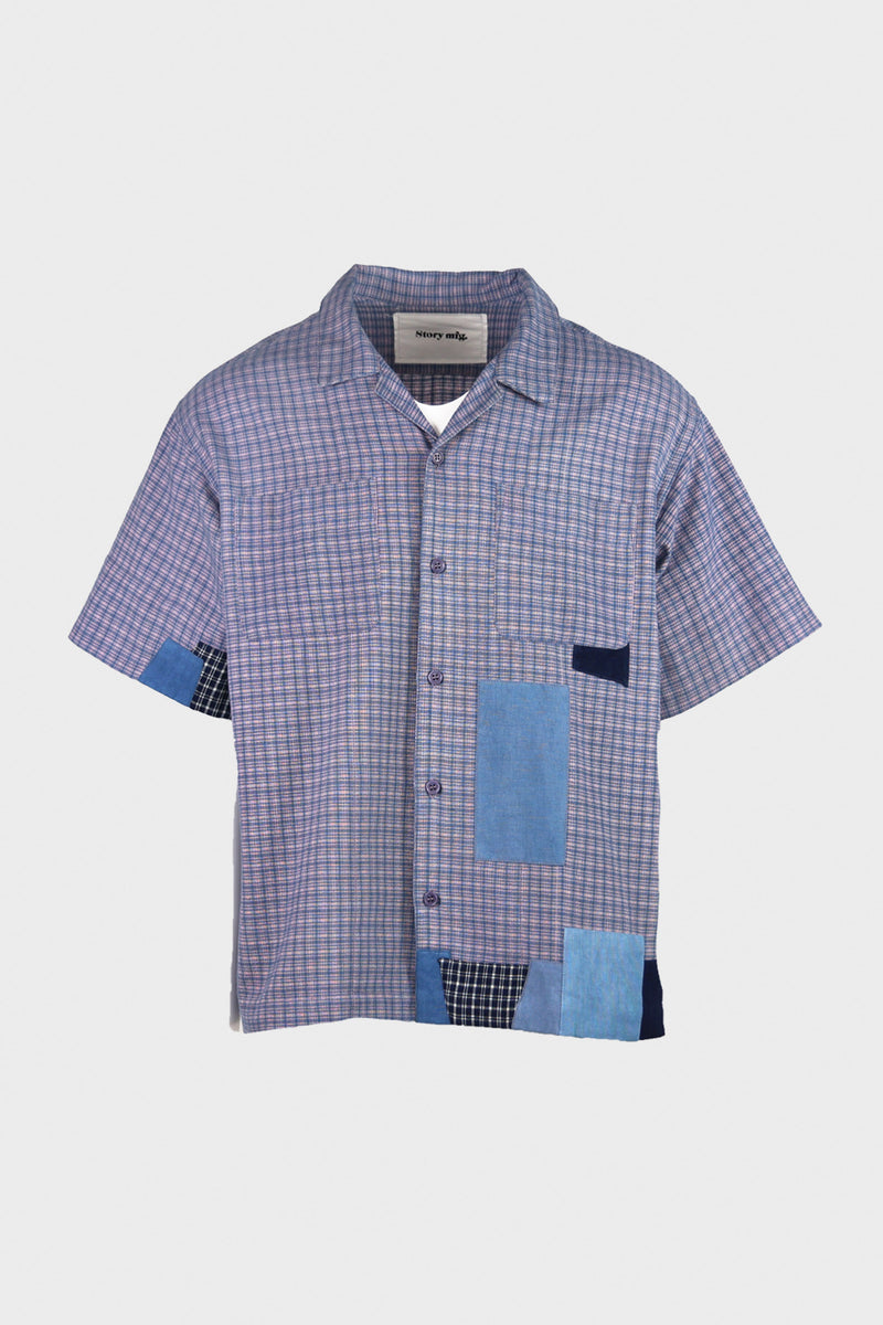Story MFG. Pa Shirt | Purple Check Scarecrow | Canoe Club