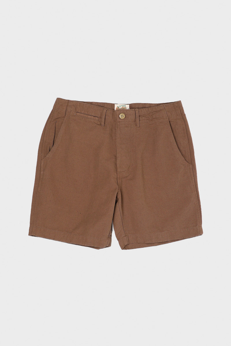 Wythe Cotton/Linen Shorts | Churro Brown | Canoe Club